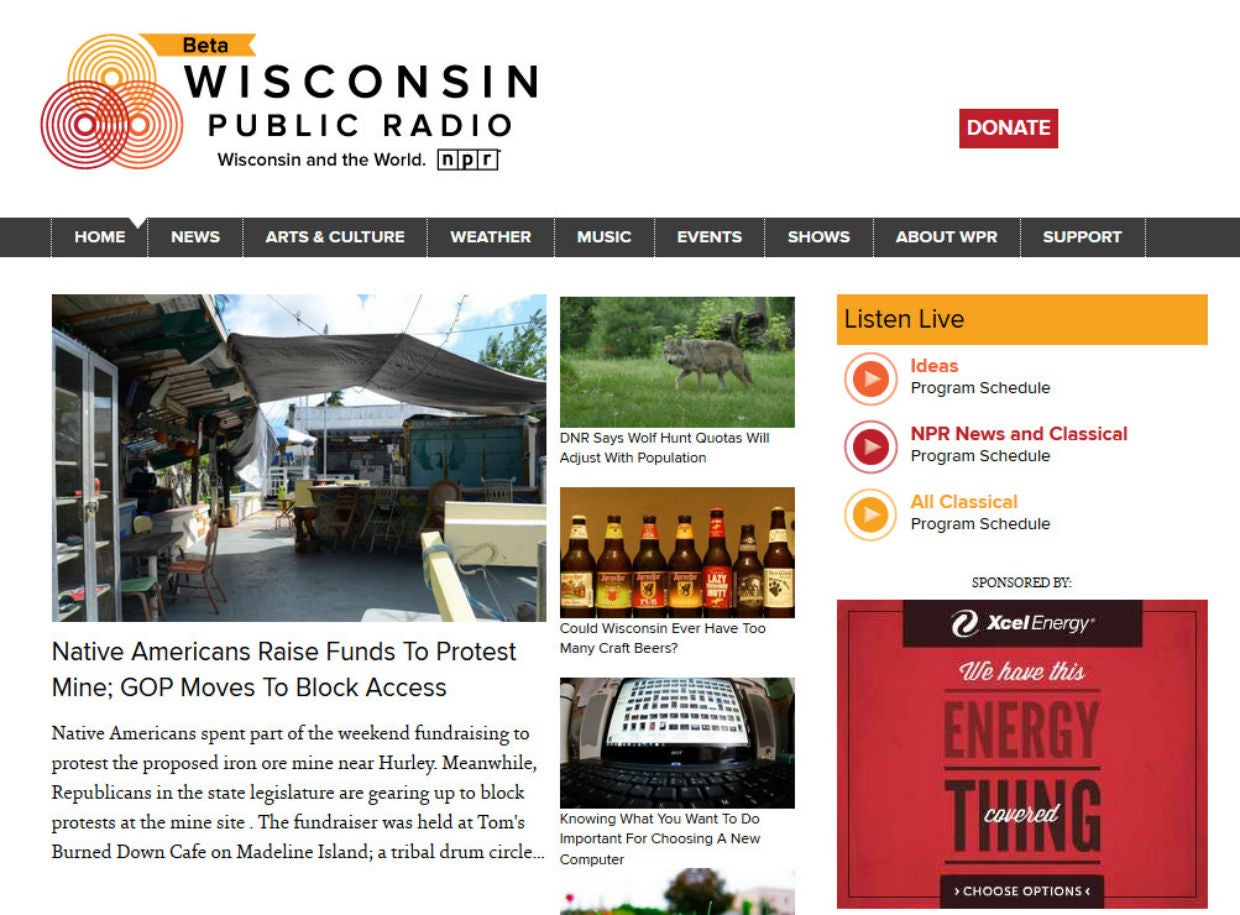 Learn About The New WPR.org - WPR