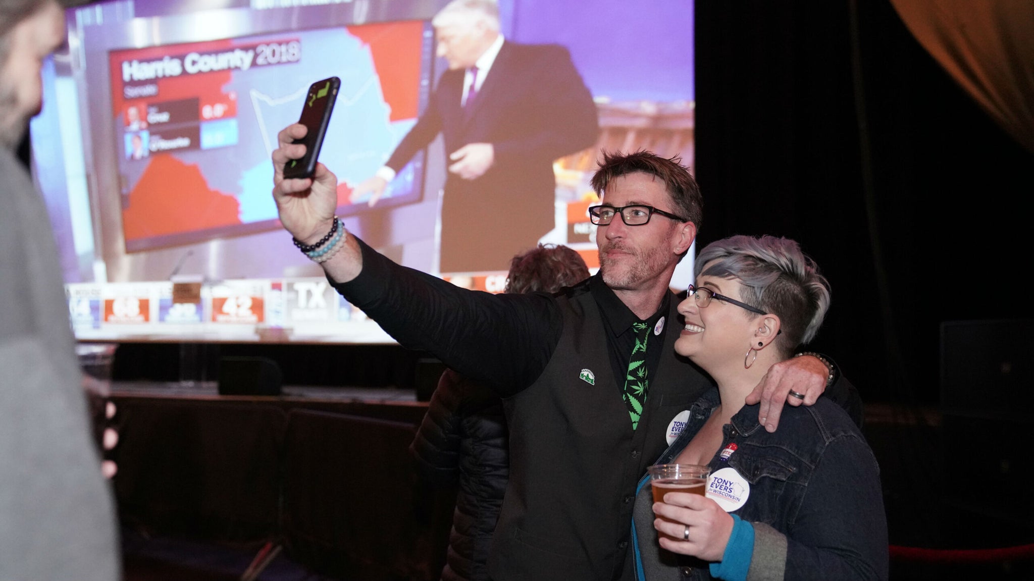 Supporters Gather For Tony Evers Campaign Party - WPR