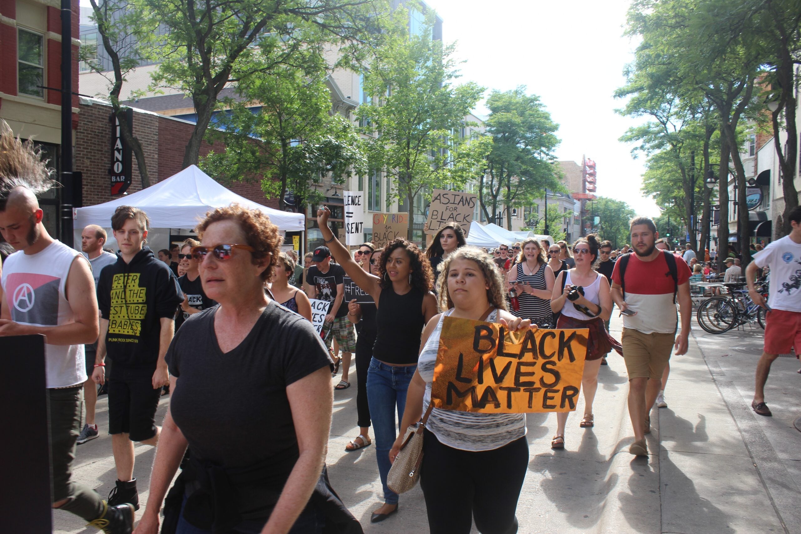 Hundreds Gather For Protest March In Madison Sunday - WPR