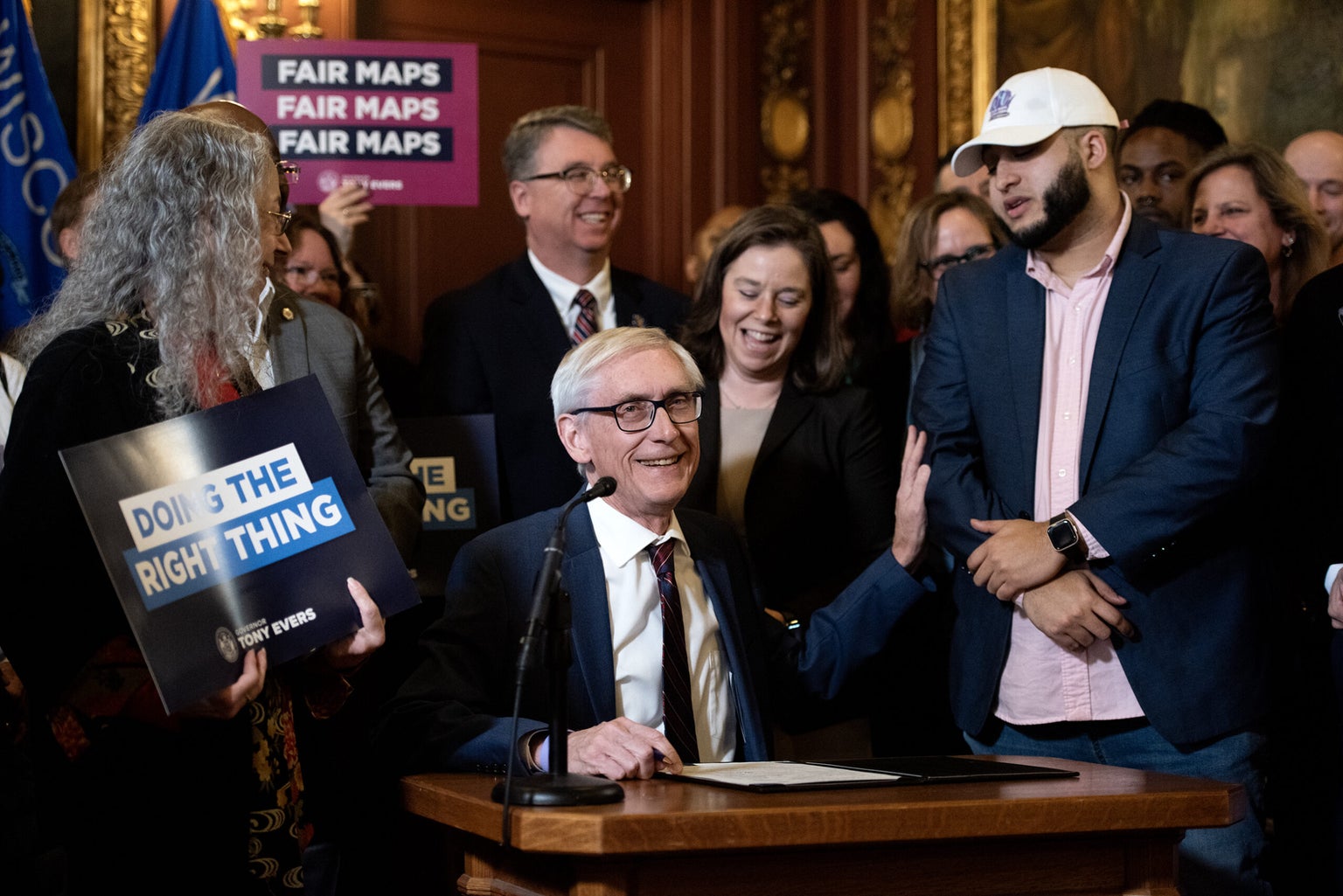 Evers signs new maps into law, effectively ending Wisconsin redistricting lawsuit - WPR