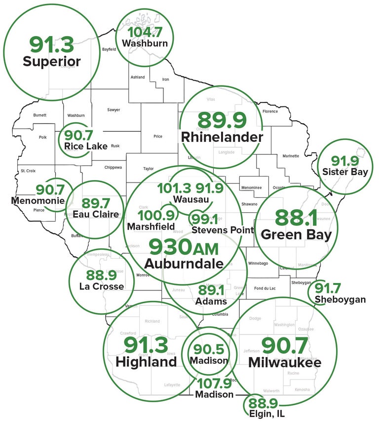 Find Your Station - WPR