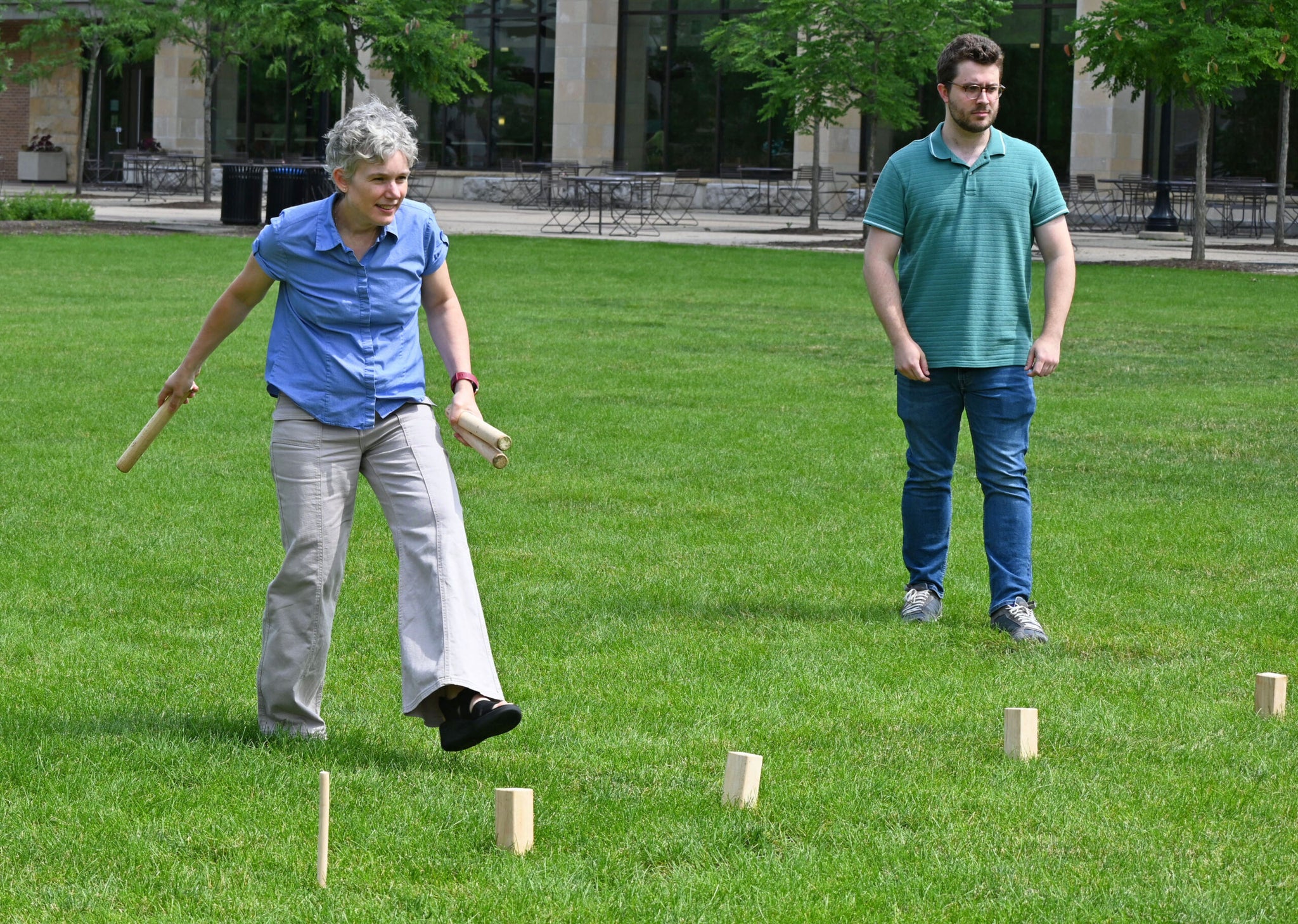 WPR host catches Kubb Fever - WPR