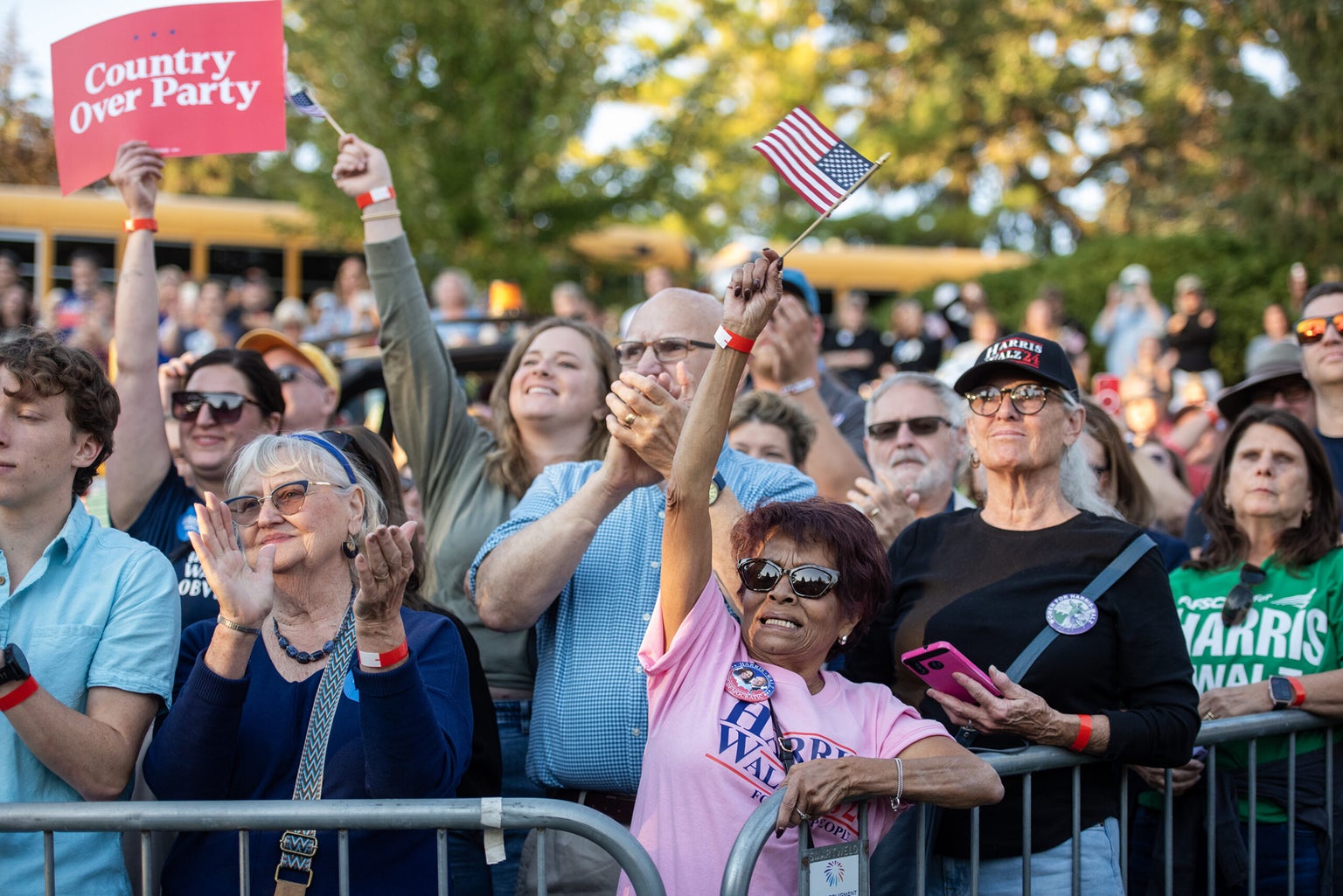 Kamala Harris, Liz Cheney slam Trump for Jan. 6 insurrection at Ripon ...