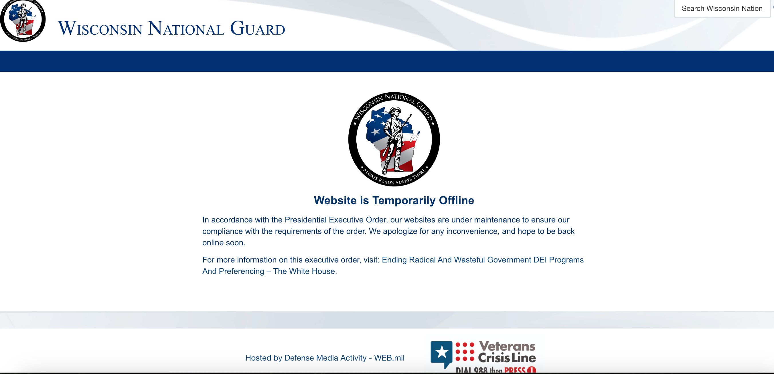 Wisconsin government websites go offline temporarily following Trump's ...