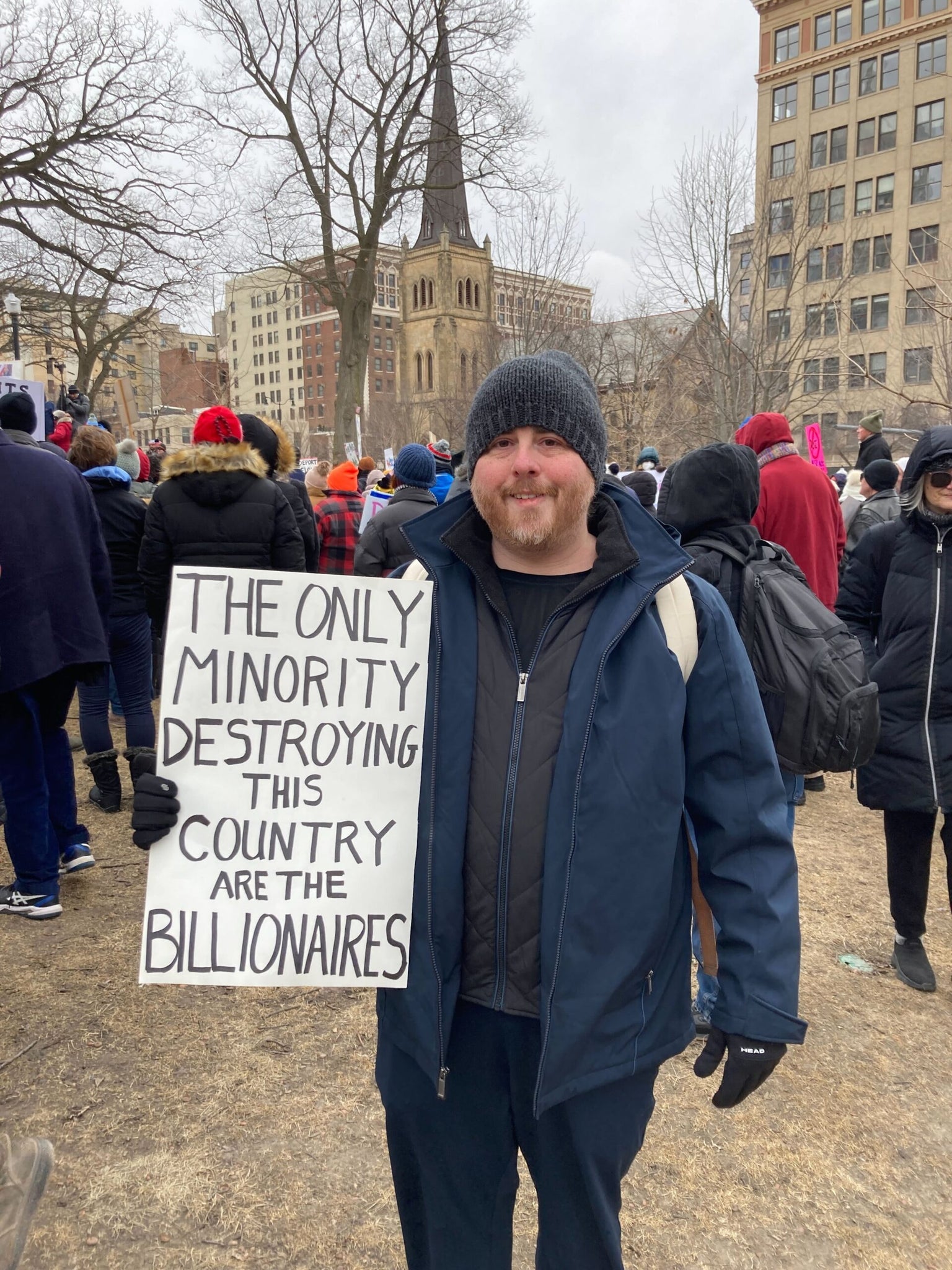 In Madison, hundreds join nationwide protest of Trump administration - WPR